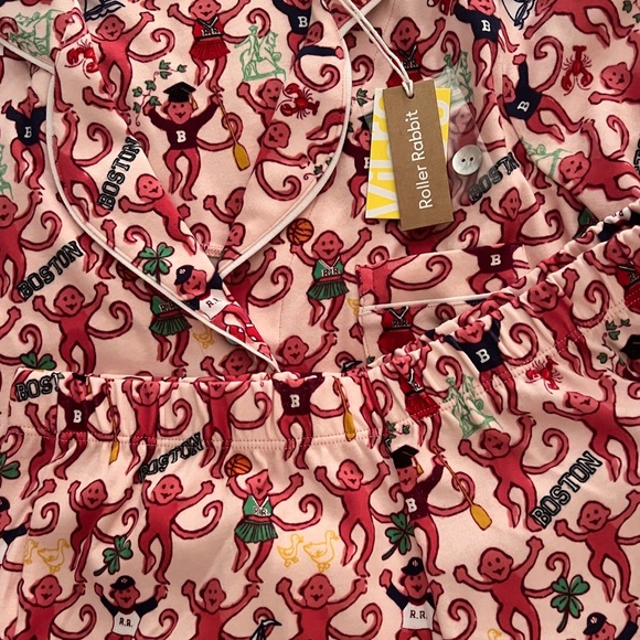 Roller Rabbit | Intimates & Sleepwear | Roller Rabbit Boston Monkeys ...